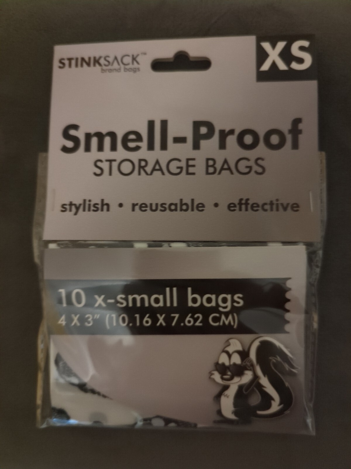 Stink Sack Smell Proof Storage X-Small Bags (10 pcs) - 2 Pack (20 total ...
