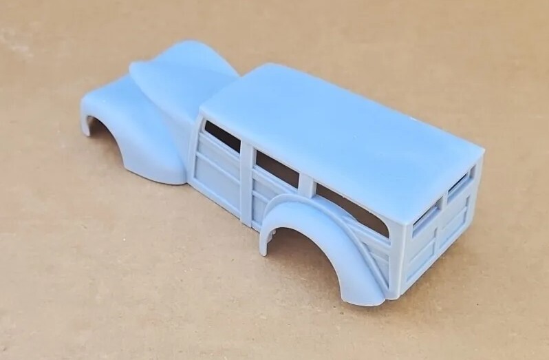 ABS-LIKE RESIN 3D PRINTED 1/24 1941 WILLYS PRO MOD WOODIE BODY | eBay