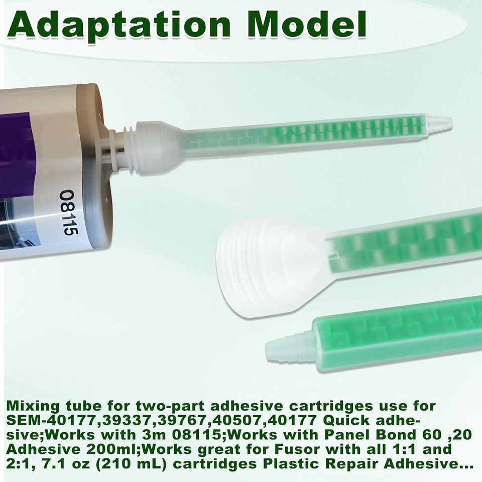 20 Pieces Mixing Nozzle Static Mix Nozzle Adhesive Tips Square | eBay