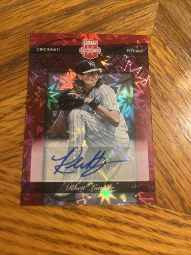 Rhett Lowder 2023 Elite Extra Retro FOTL Red Starburst 3/5 Auto ...