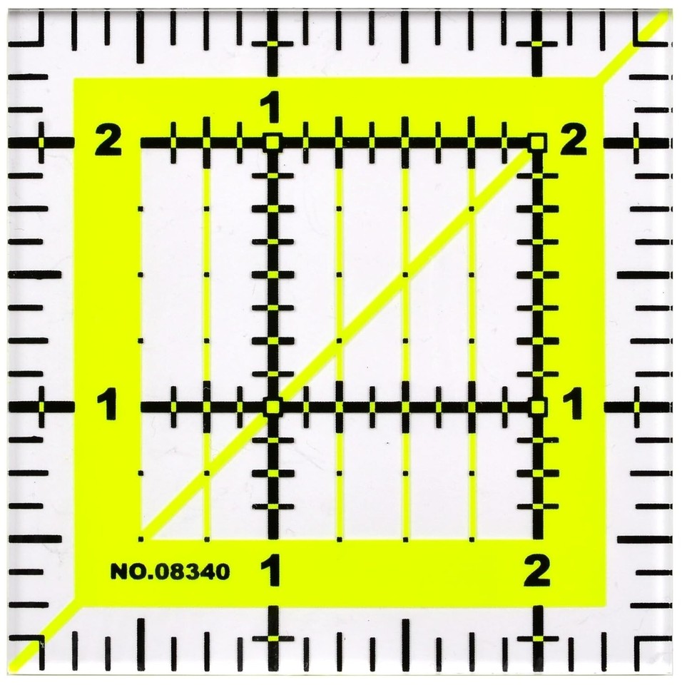 Acrylic Quilting Rulers Combo Pack of 4 Quilter's Ruler - (9.5", 6", 4. ...