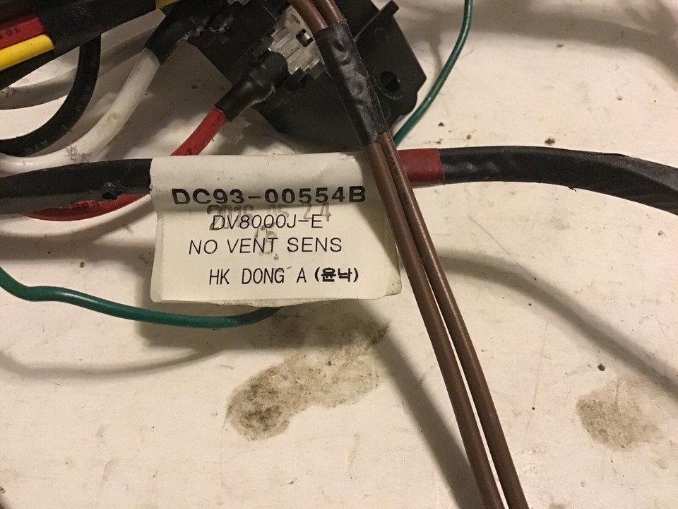 NEW SAMSUNG Dryer DC93-00554B ASSY WIRE HARNESS-MAIN D. WD1 | eBay