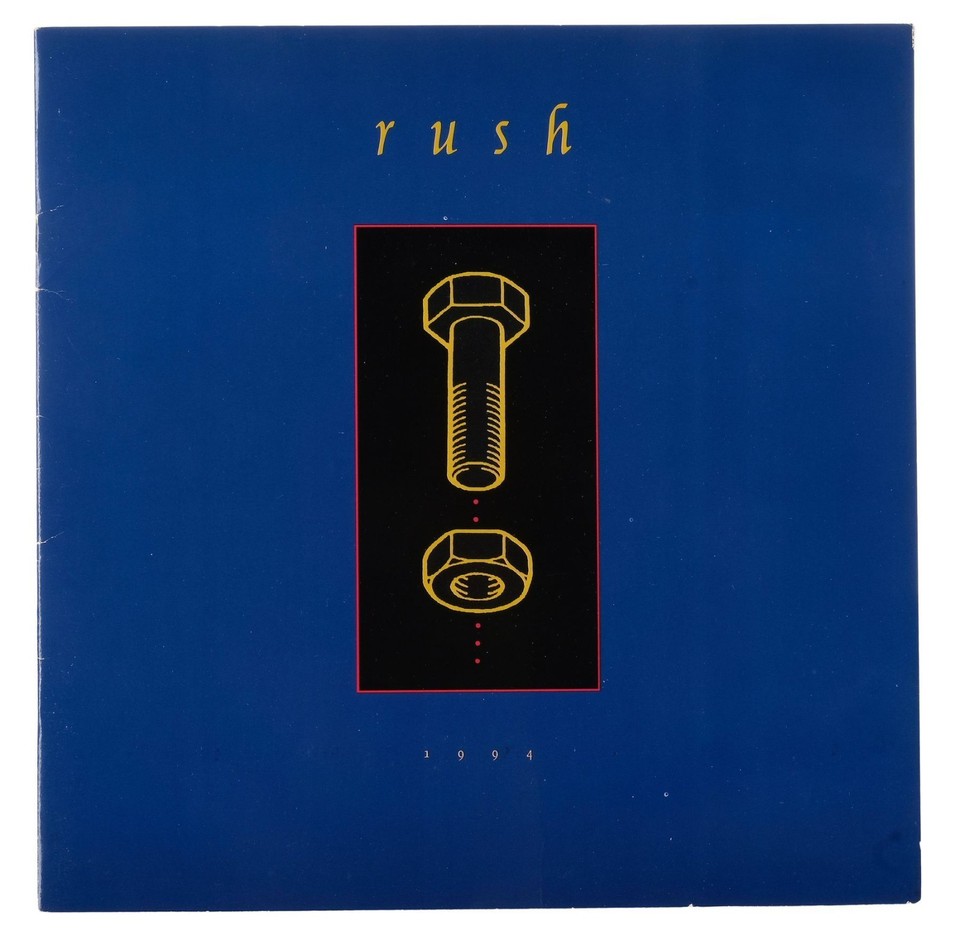 RUSH FULLY SIGNED COUNTERPARTS TOUR PROGRAM X3 ROGER EPPERSON APPROVED ...
