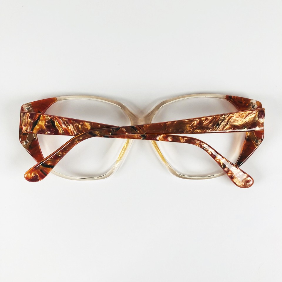 SPECSAVERS eyeglasses CLEAR AMBER OVAL glasses frame MOD: ROMA | eBay