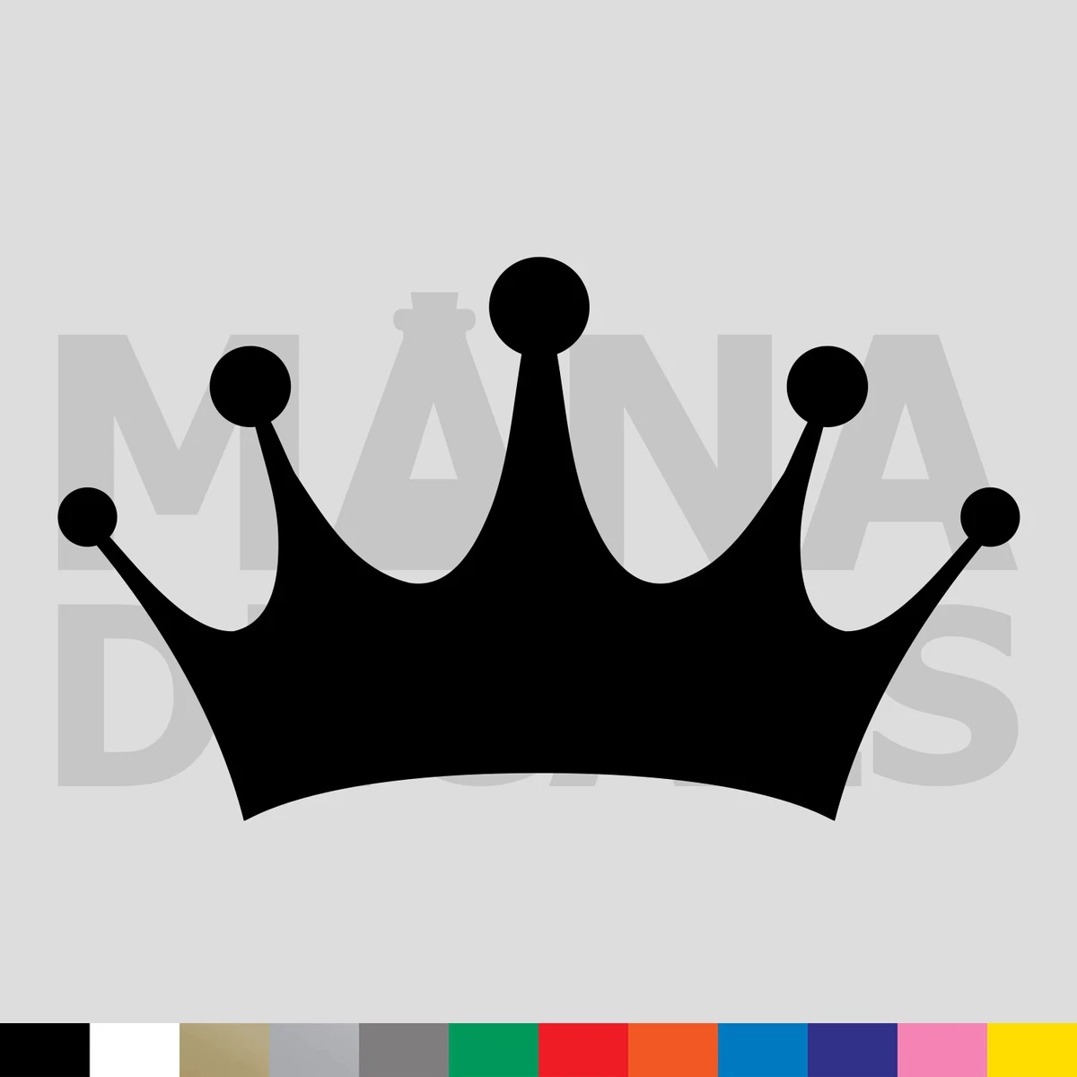 Queen And King Crowns Clipart