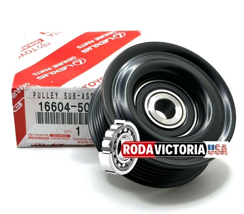 Toyota Genuine 1660450030 PULLEY SUB-ASSY, IDLER, NO.2 16604-50030 | eBay