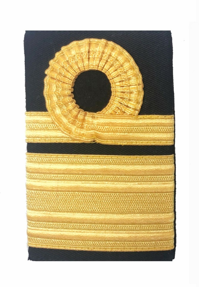 Official RN - Royal Navy RANK SLIDES - SHIRT / JUMPER All Ranks LT Capt ...