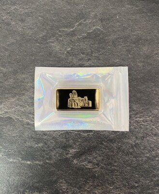 The Simpsons Gold bar 10 Grams Certified Ingot Finished in 999 Fine 24 ...