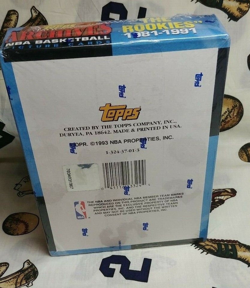 1992-93 Topps Archives Basketball "The Rookies" Box Factory Sealed ...