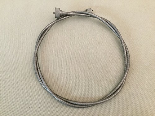 1956-58 Corv Speedo/Tach Drive Cable 63 3/8" long*, Steel wrapped ...