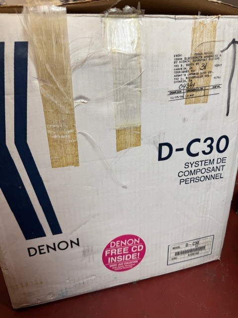 Denon System D-C30 OPEN BOX UPR-C30 UTCM-C30 USC-C30 Speakers, CD ...