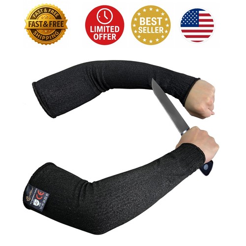 Lightweight & Breathable Cut-Resistant Arm Protectors for Thin Skin ...