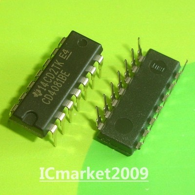 100 PCS CD4081BE DIP-14 CD4081 CMOS Quad 2-Input AND Gate 14-PDIP Chip IC | eBay