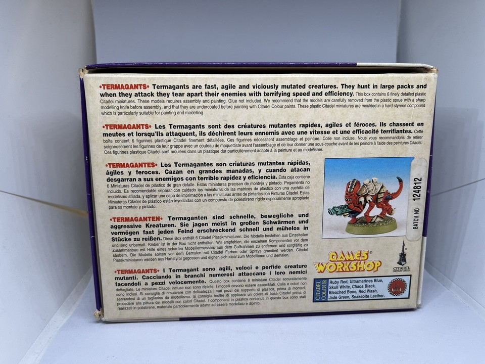 Retro Warhammer 40k Tyranids 20 Termagants Section With Box *painted ...