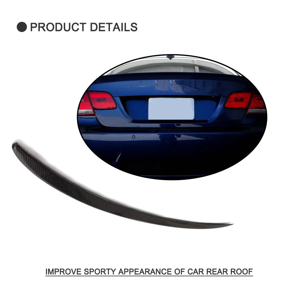 Real Carbon Fiber Rear Trunk Spoiler Wing For BMW 3 Series E92 2D Coupe ...