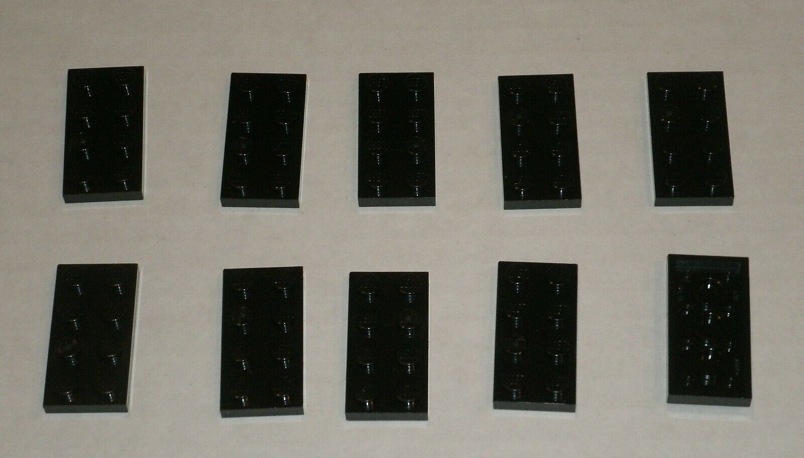 LEGO NEW 2x4 Black Plate (10x) 302026 Brick 3020 | eBay
