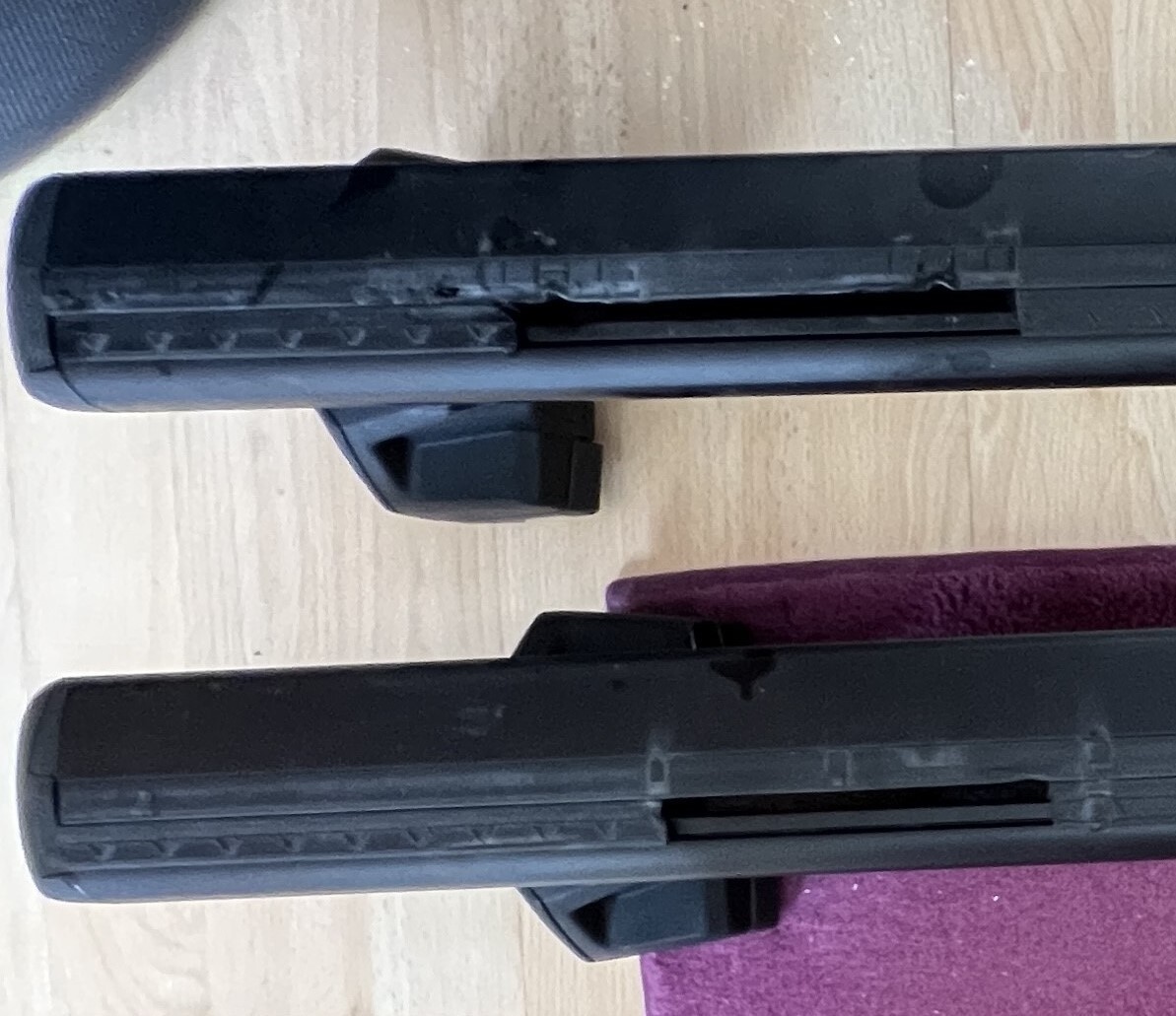 Thule 710600 evo wingbar flush rail roof bars 133cm. Footpack 186023 ...