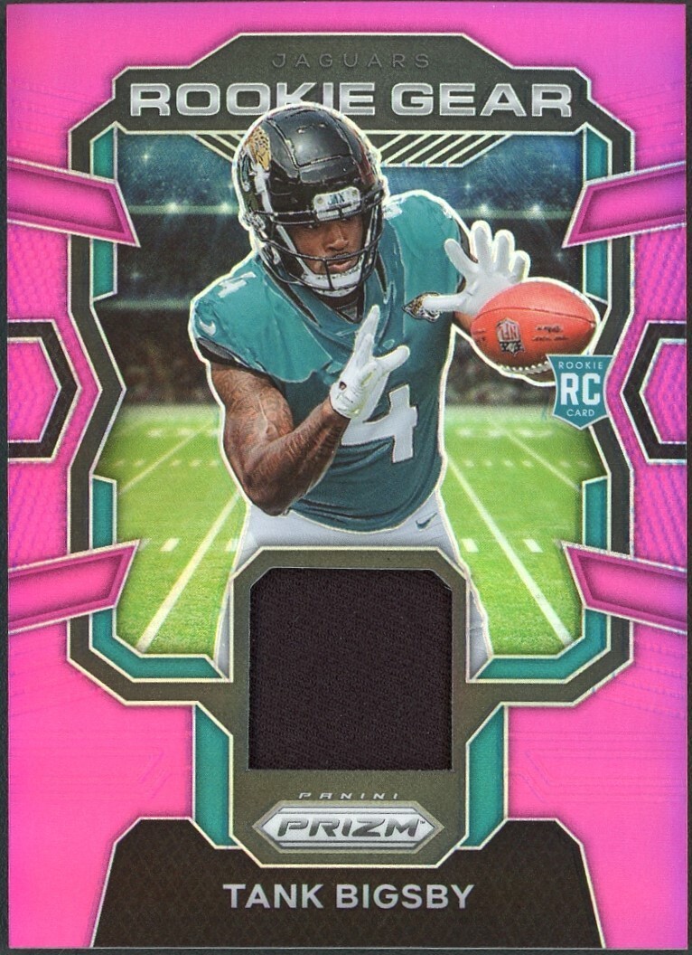 2023 Panini Prizm Tank Bigsby Rookie Gear Pink Parallel RG-TB | eBay