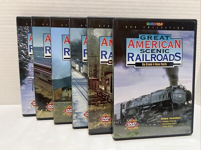 Great American Scenic Railroads (DVD 2009 12 Hours 6-Disc Set ...