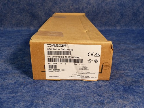 Commscope 760237048 Angled Discrete Distribution Module Panel SL STP 24 ...