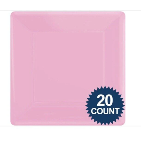 Hot Pink Paper Plates Party Supplies CT20 for sale online | eBay