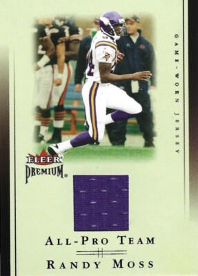 2002 Fleer Premium Randy Moss All-Pro Team GWJ | eBay