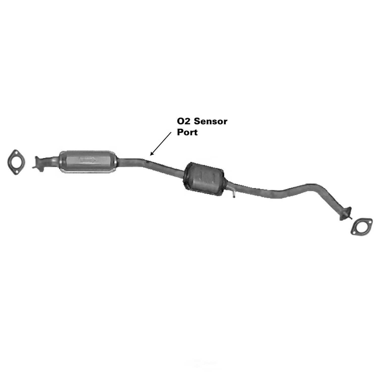 Catalytic Converter-Direct Fit Converter CATCO fits 99-02 Mazda Miata 1 ...