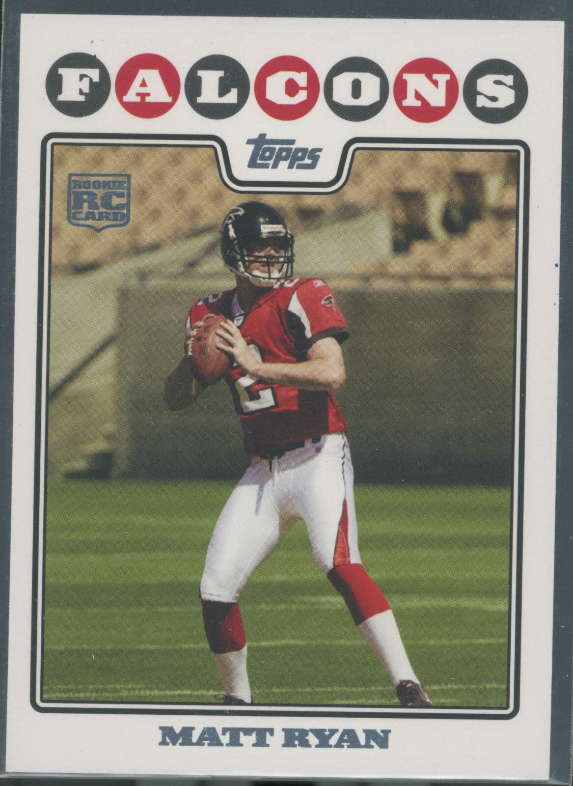 2008 Topps Matt Ryan Rookie RC Atlanta Falcons #331 NFL Boston College ...