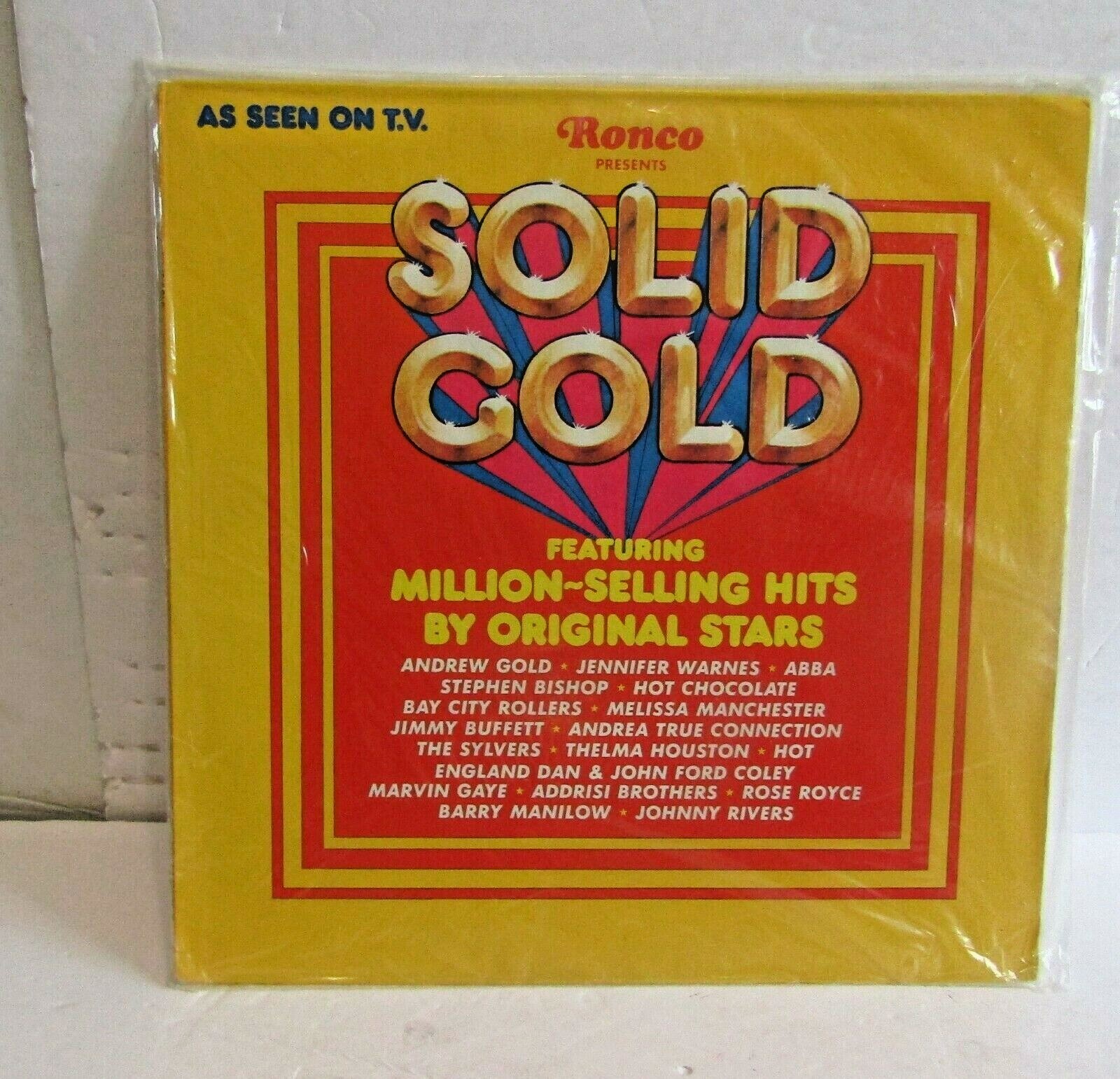 1-LP-SOLID GOLD-RONCO PRESENTS--MILLION SELLING HITS-R2160-STILL SEALED ...