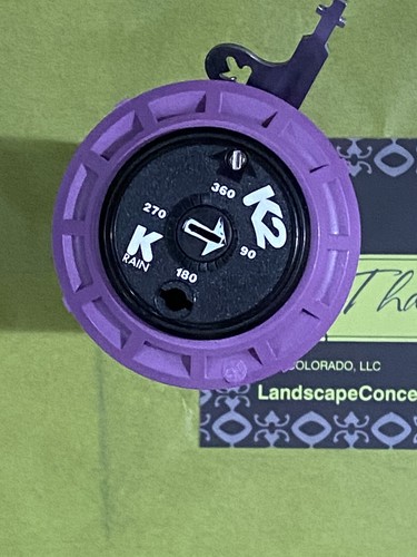 K-Rain K2 5" Sprinkler Pop-Up Head Rotor Gear Drive Smart Set W Adj Key ...