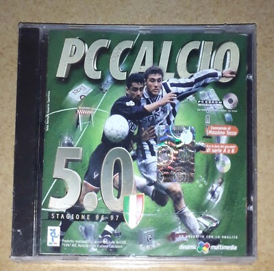 PC CALCIO 5.0 (GIOCO PC) Nuovo Sigillato Stagione 96-97 Crepa Su ...