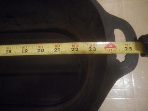 Antique 1800's GATE MARKS Unbranded Cast Iron Oval Shaped 4 Leg Pot/Ham ...