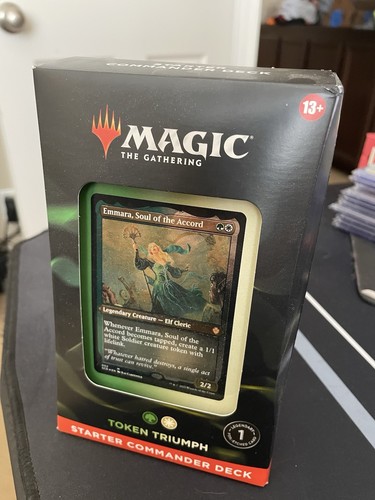 MAGIC THE GATHERING Starter Commander Deck Token Triumph MTG | eBay