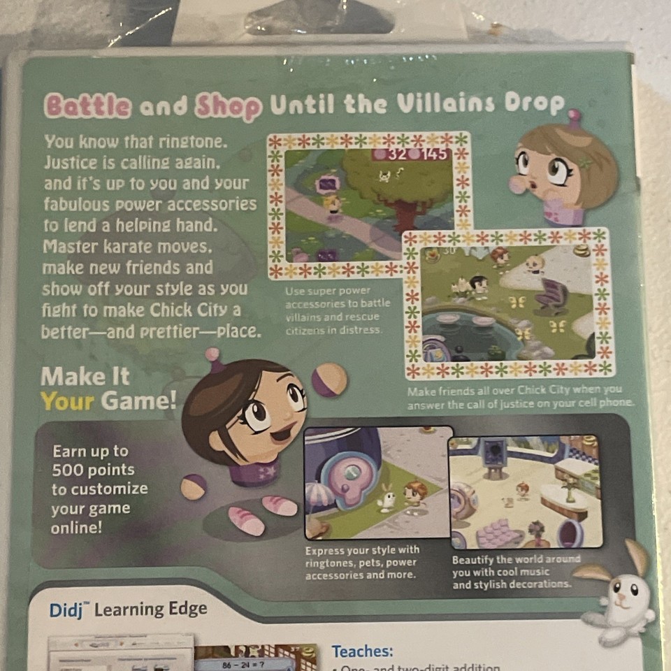 Leap Frog didj Custom Learning Game Super Chicks Learning Path NEW ...