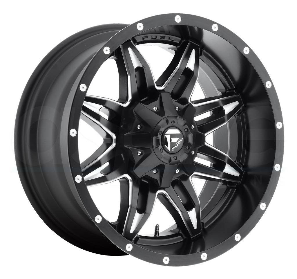 4-New 20" Fuel D567 Lethal Wheels 20x9 8x180 20 Matte Black Rims 125.1 ...
