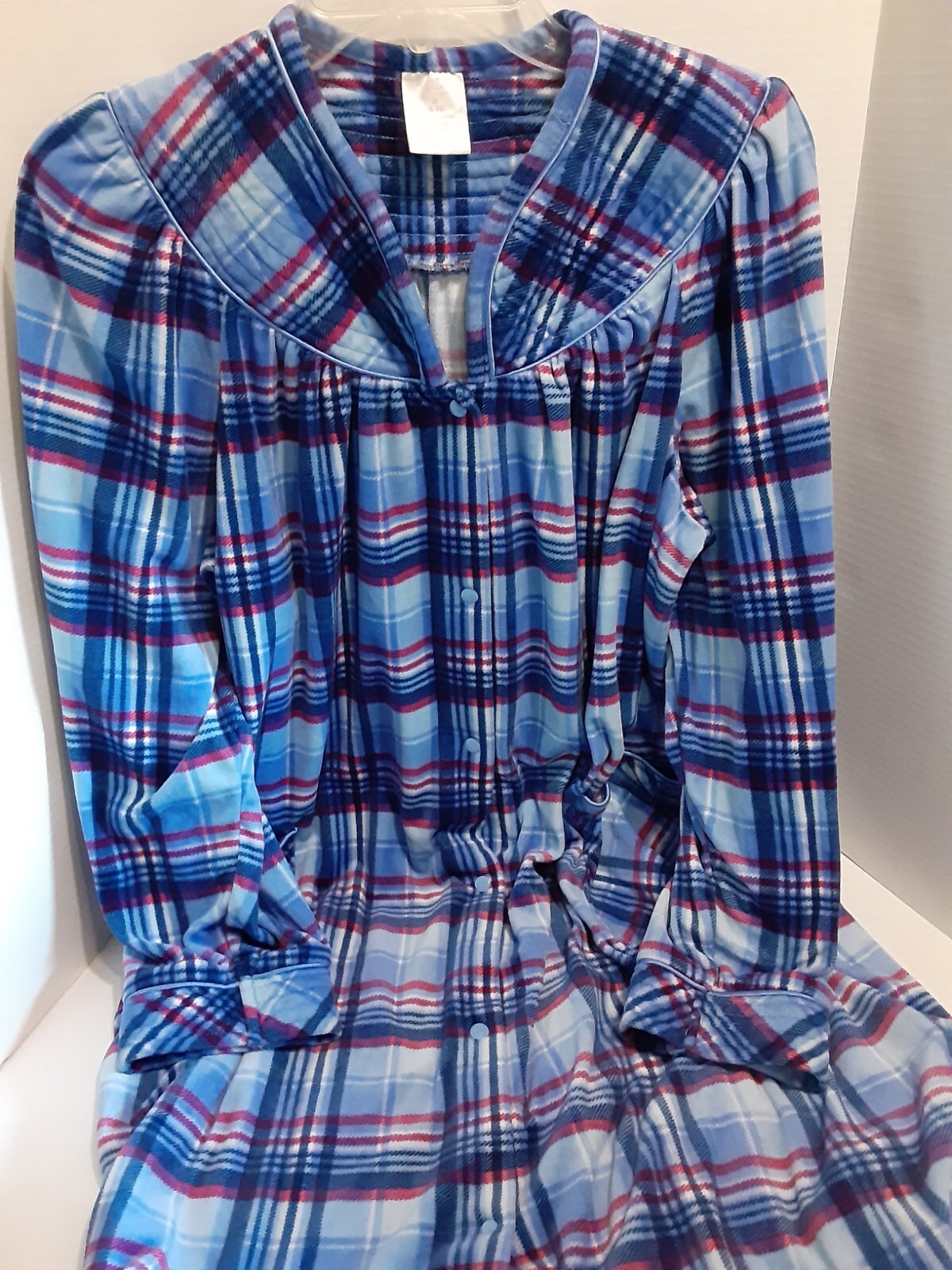 Secret Treasures Nightgown House Dress MuuMuu Blue Pl… - Gem