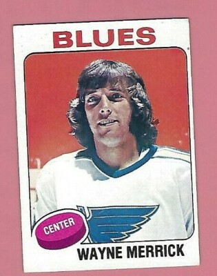 1975-76 TOPPS WAYNE MERRICK HOCKEY CARD #228 | eBay