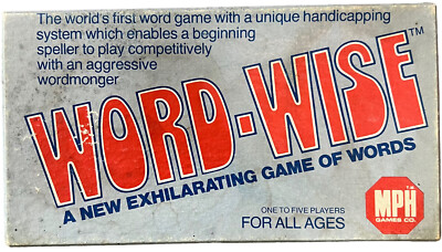 Word-Wise Game Of Words A New Exhilarating Game Of Words MPH Games | eBay
