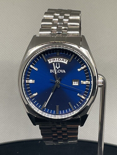 Bulova Classic Surveyor Day Date Men's Watch (96C125) | eBay