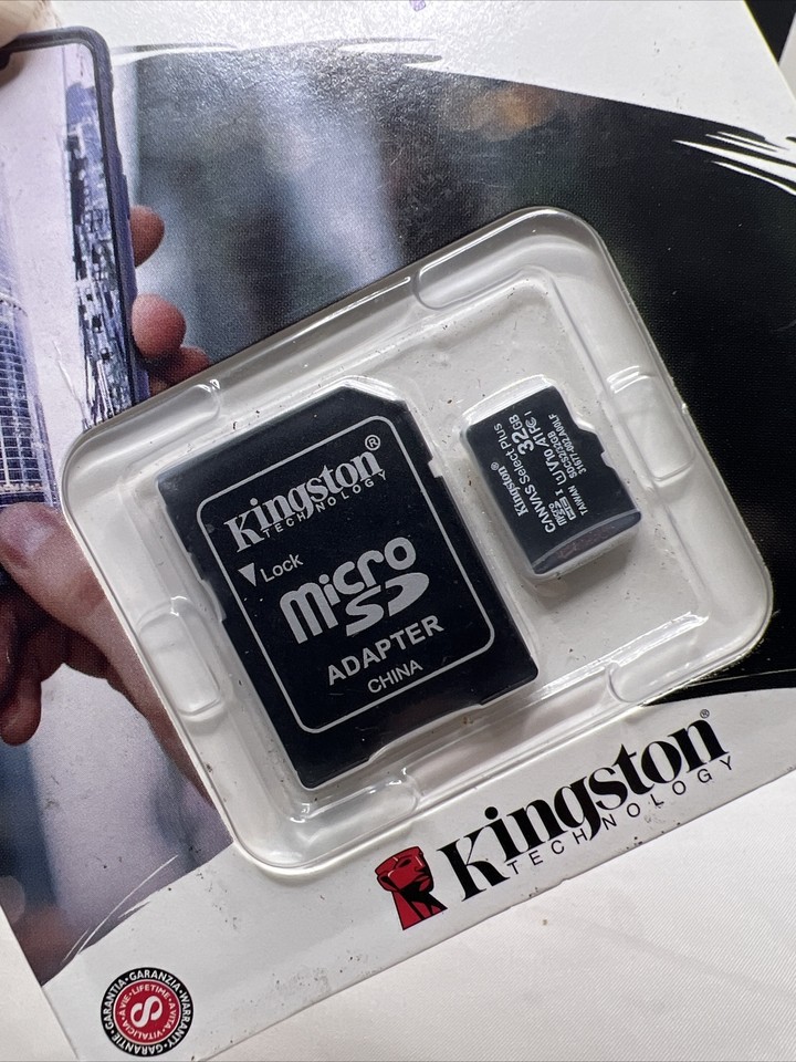 Kingston 32GB MicroSD SDHC Memory Card Class 10 Memory TF With SD Card ...