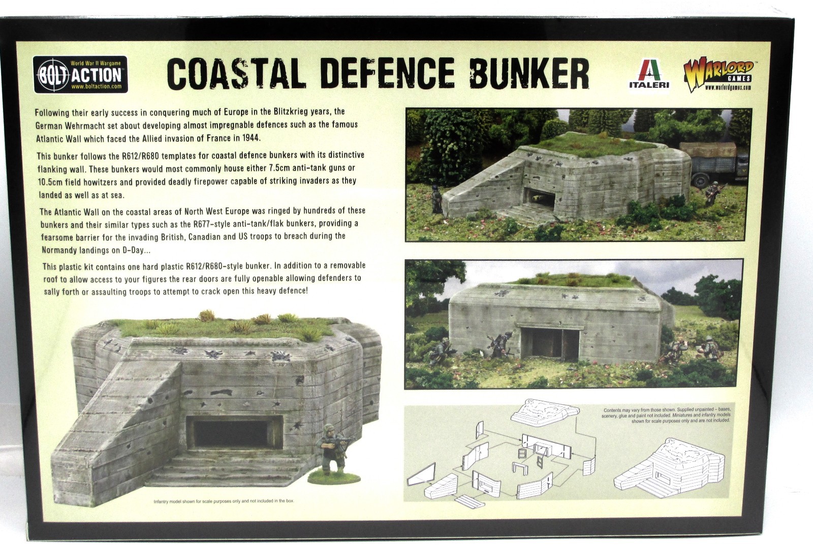 Bolt Action 842010002 Coastal Defense Bunker (R612/R680) WWII Terrain ...