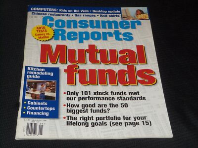 1997 MAY CONSUMER REPORTS MAGAZINE - MUTUAL FUNDS COVER - O 15178 | eBay