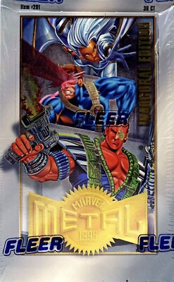 1995 Fleer Marvel Metal Trading Cards Complete Your Set U PICK Marvel ...