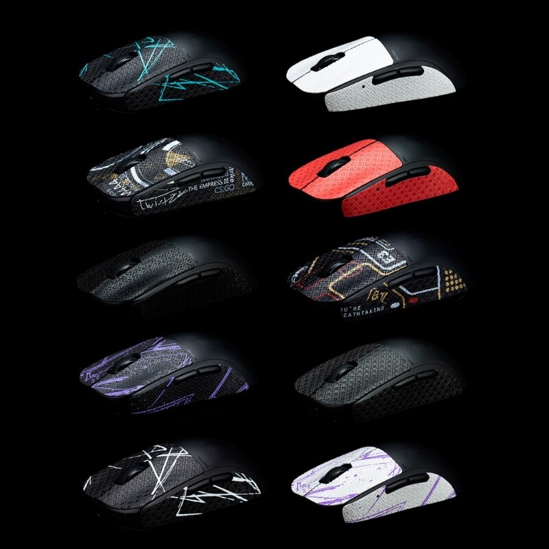 Game Mouse Grip Tape for Pulsar-X2 Sweat-absorbing Skin Side Stickers ...