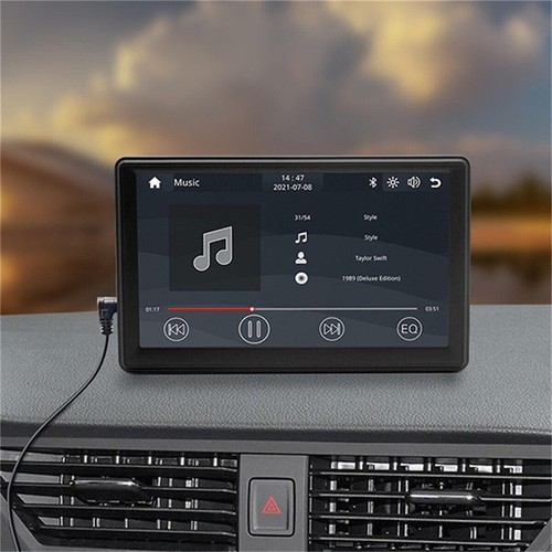 7in Car Monitor Touch Screen Bluetooth GPS Stereo Wireless CarPlay ...