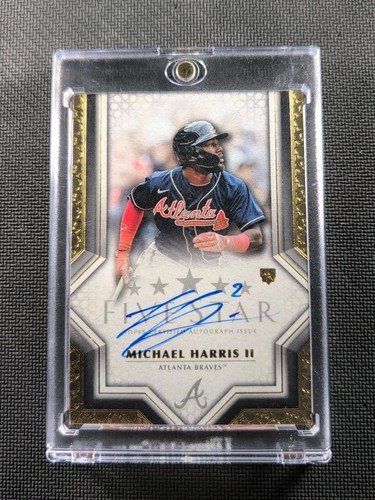 Michael Harris II 2025 Tier One Baeball RC Rookie On Card Auto ...