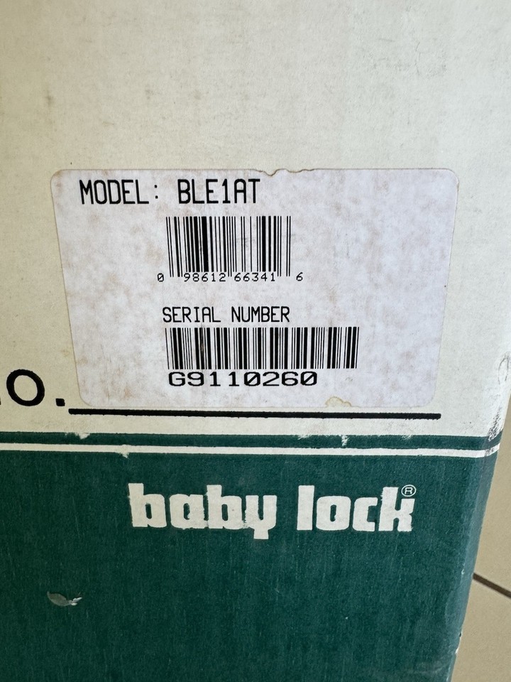 Baby Lock Imagine BLE1AT Serger Machine NEW | eBay