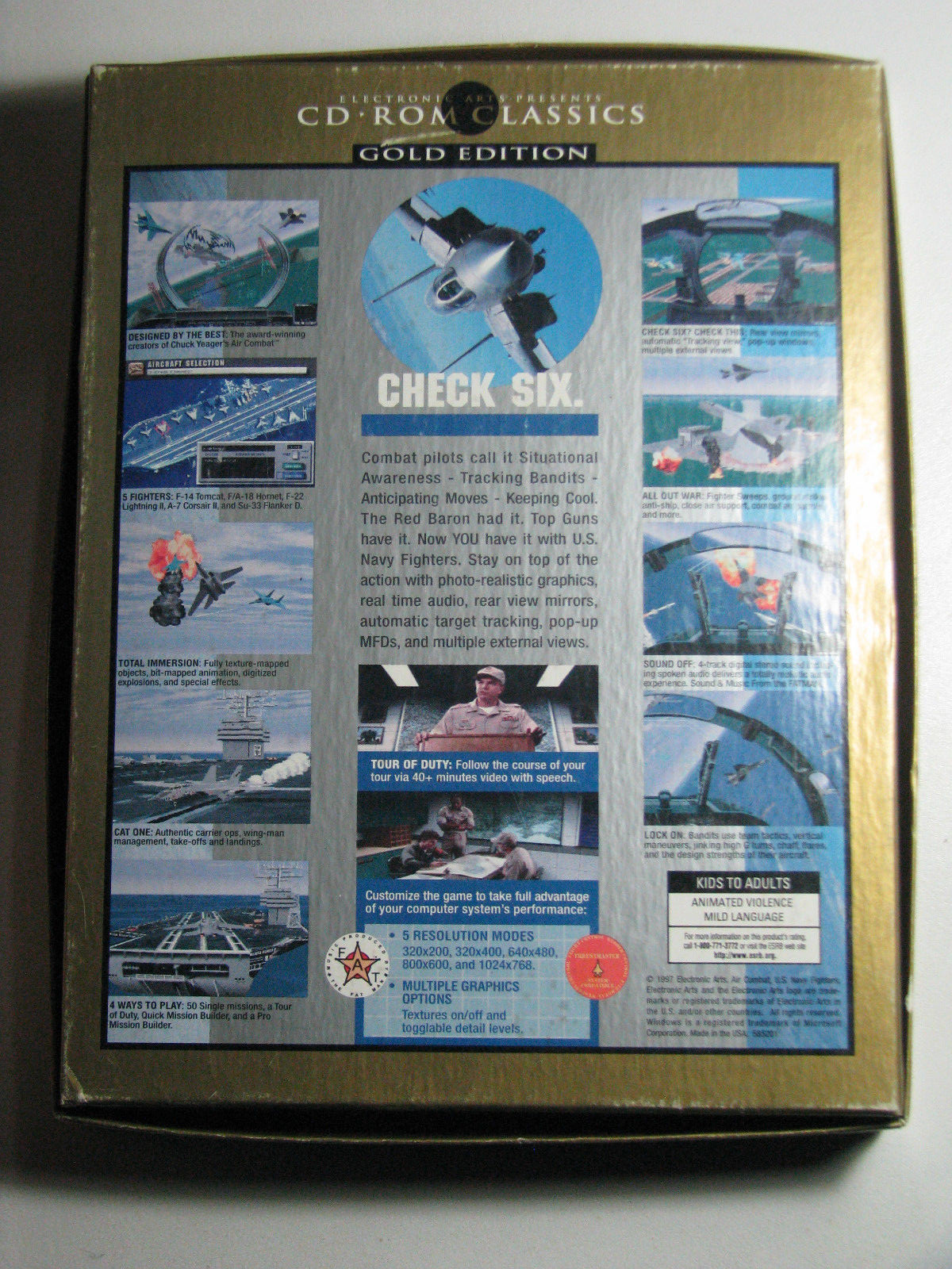 Gold Edition: US NAVY FIGHTERS Jane's Combat Simulations Air USNF'97 ...