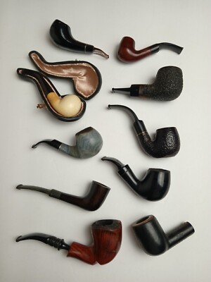 Tobacco Smoking Pipes - Big Ben, Nording, Baraccini, and More Lot of 10 ...