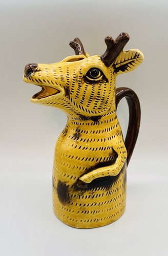 Rare Vintage Hand Painted TasteSeller By Sigma Deer/Reindeer Pitcher | eBay